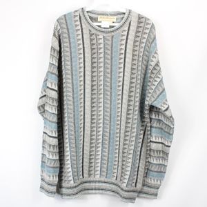 Norm Thompson | Sweaters | Vintage Norm Thompson Mens Large Abstract ...